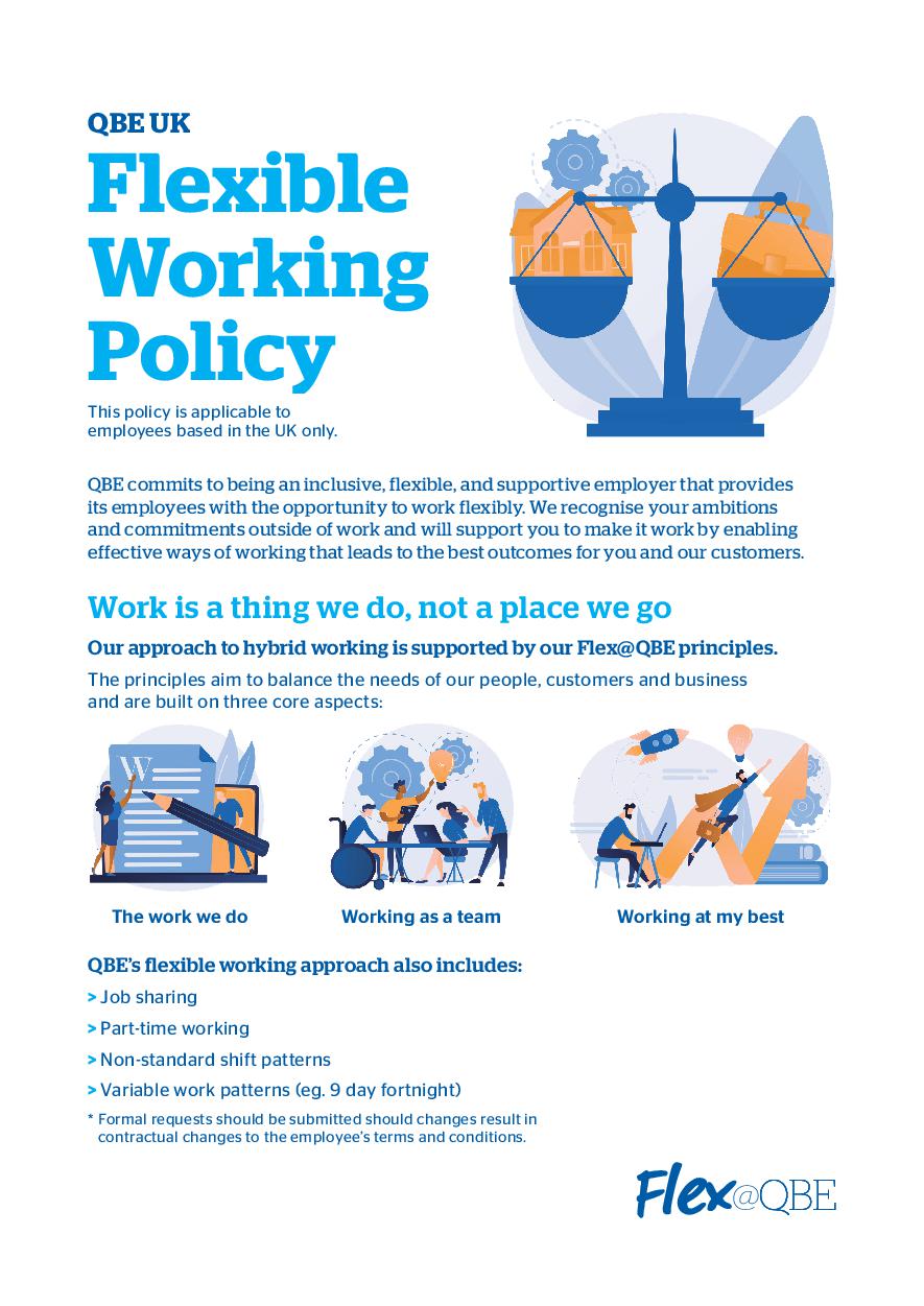 Flexible Working Policy QBE European Operations